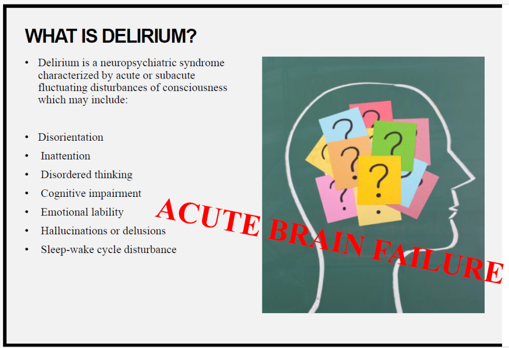 Delirium Event | Action for Carers